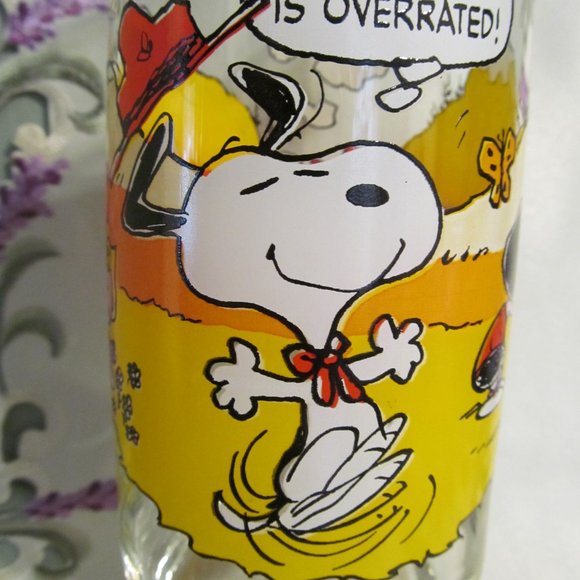 McDonald's Peanuts | Dining | Vintage Mcdonalds Glass Peanuts Camp Snoopy Collection ...